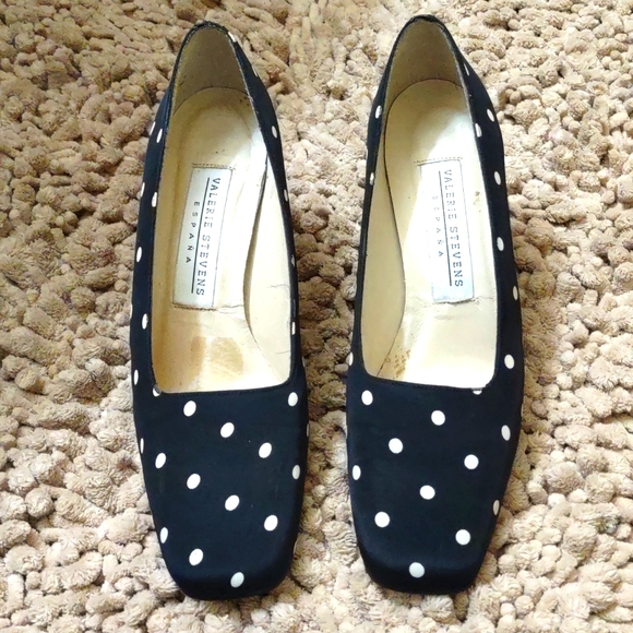 Valerie Stevens | Shoes | New Valerie Stephens Size 8 3 2 Heel Black ...